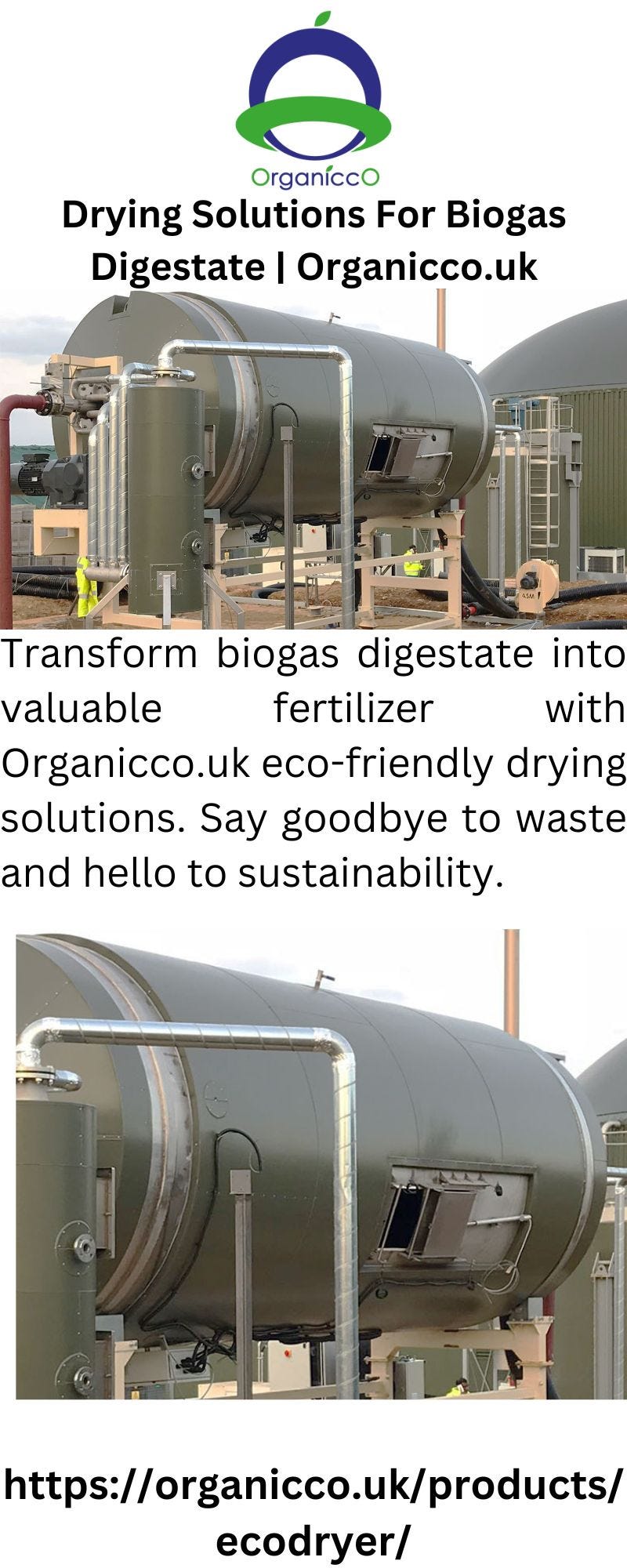 Drying Solutions For Biogas Digestate | Organicco.uk - organicco - Medium