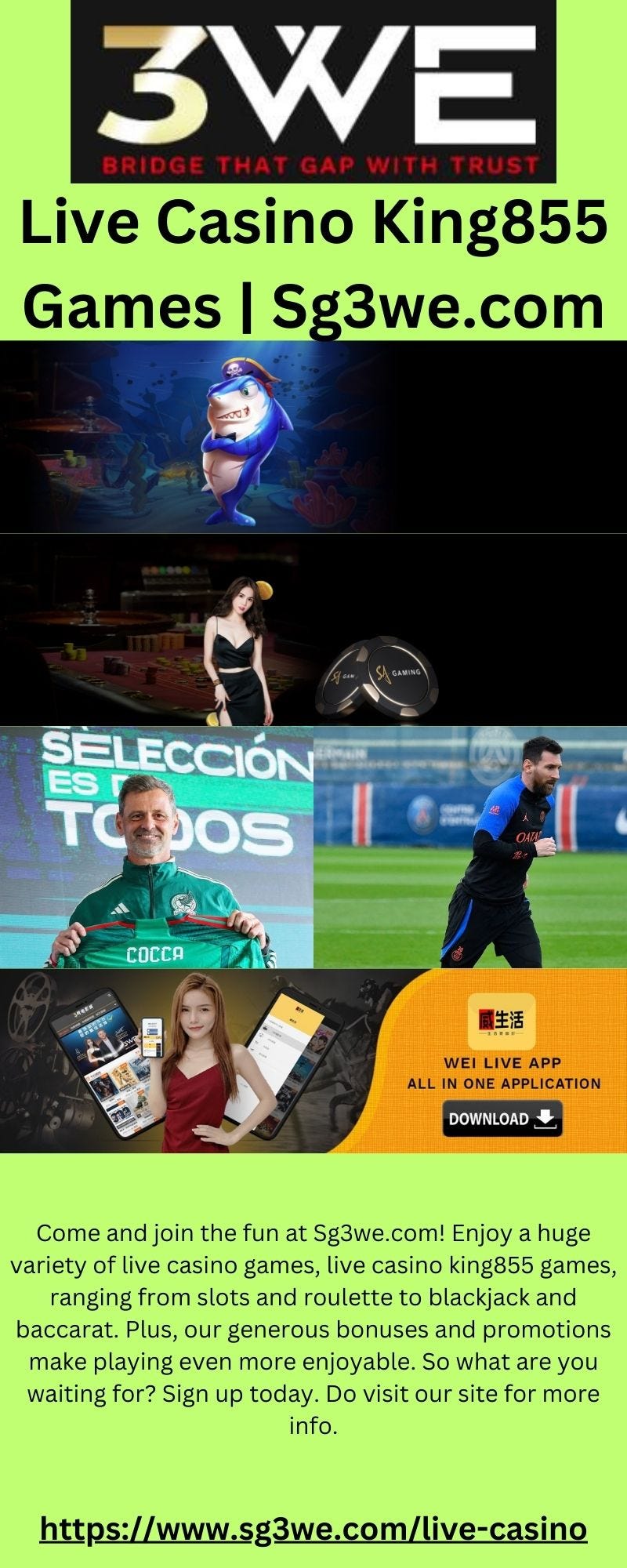 Live Casino King855 Games | Sg3we.com - 3 wesg - Medium