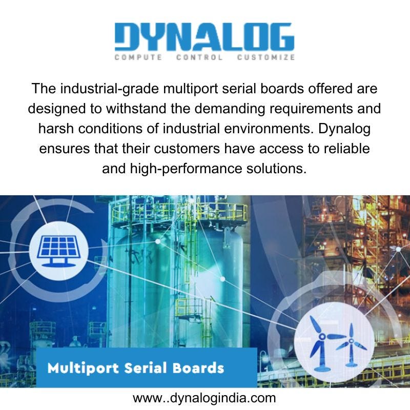 Dynalog’s Range of Industrial-Grade Multiport Serial Boards for Diverse ...