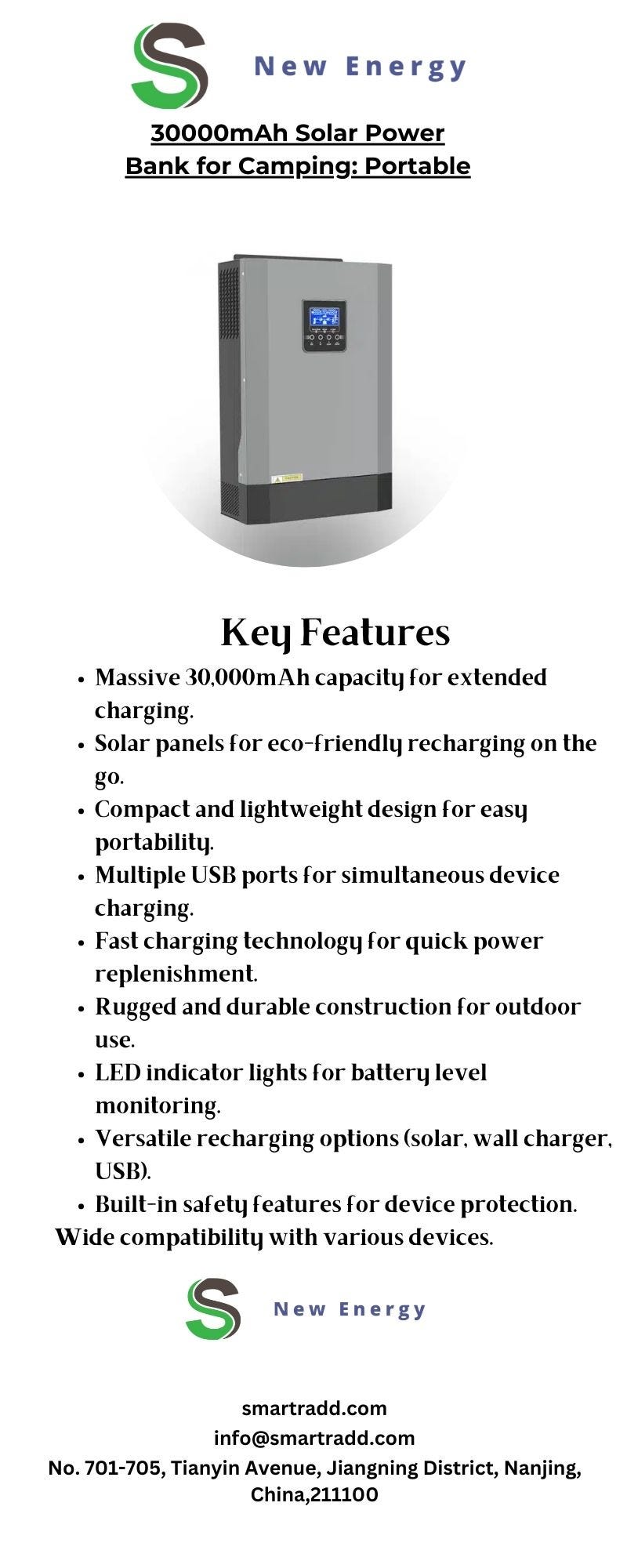 Portable Power Station for Camping: Reliable Off-Grid Energy Source ...