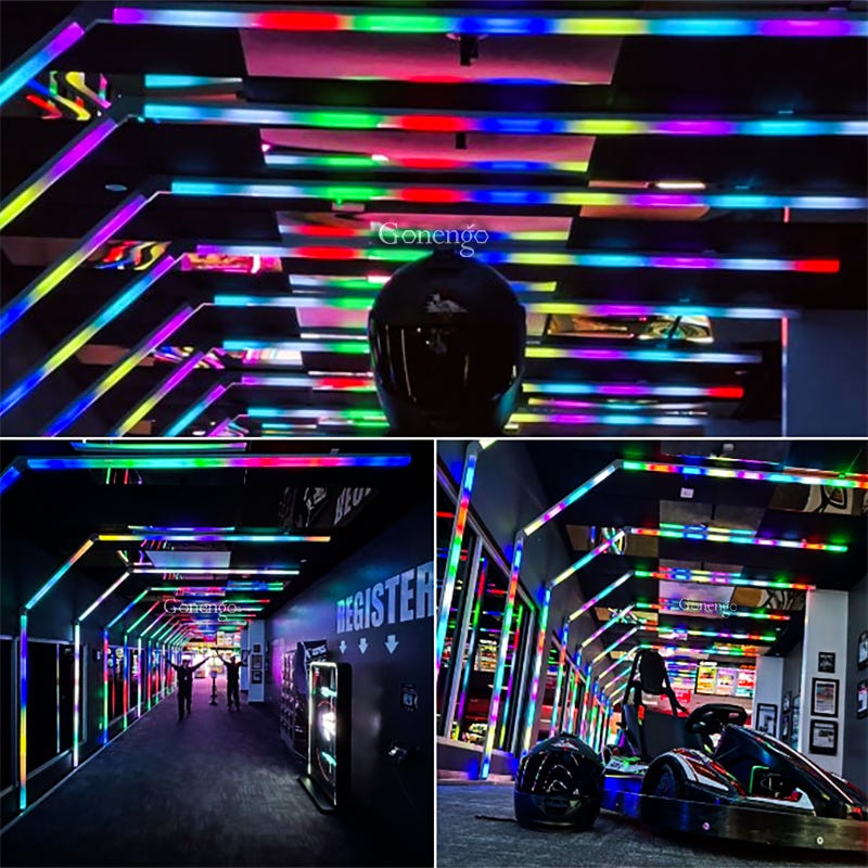 RGB tunnel lighting: The most fun adventure indoors! - Gonengo LED ...