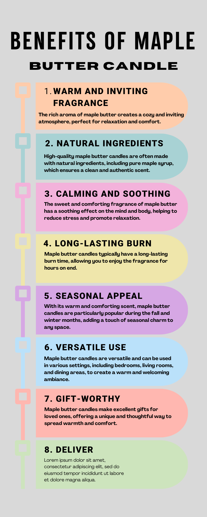 Benefits of maple butter candle - Premium Brand FZE - Medium