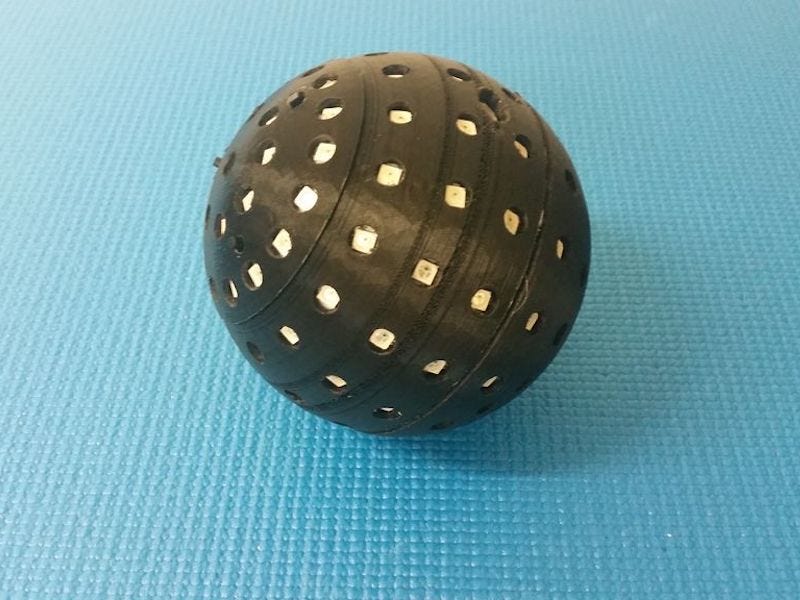 3D-Printed LED Gyro Sphere. What’s shaped like a softball and has… | by ...
