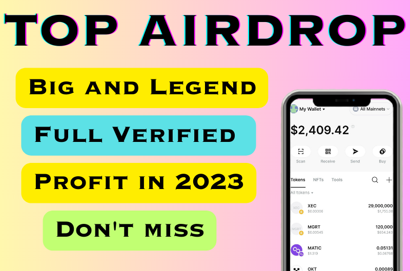 Best Crypto Airdrop In 2023 I Top crypto airdrop in 2023 | by OFC Earning | Medium
