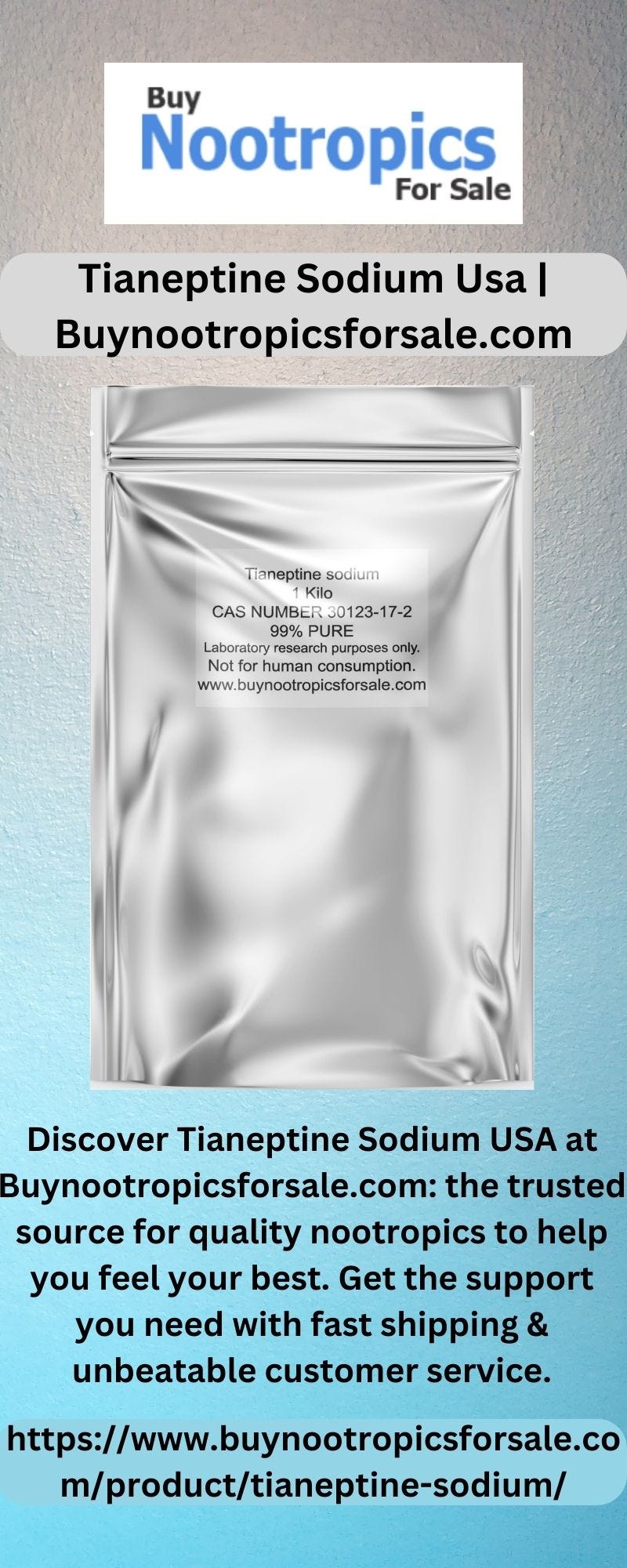 Tianeptine Sodium Usa | Buynootropicsforsale.com - Buynootropics ...