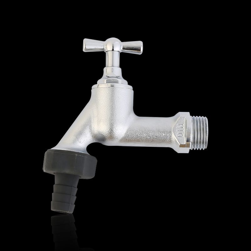 1/2 inch Bibcock with T copper handle - tdbvalve - Medium