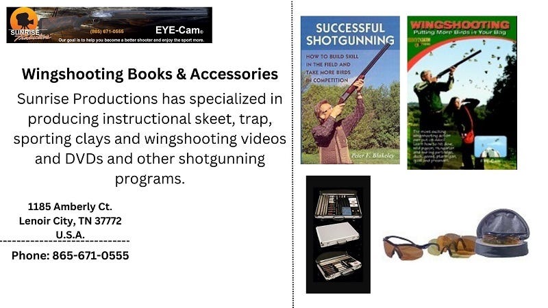 Wing Shooting DVD - sunrise Video - Medium