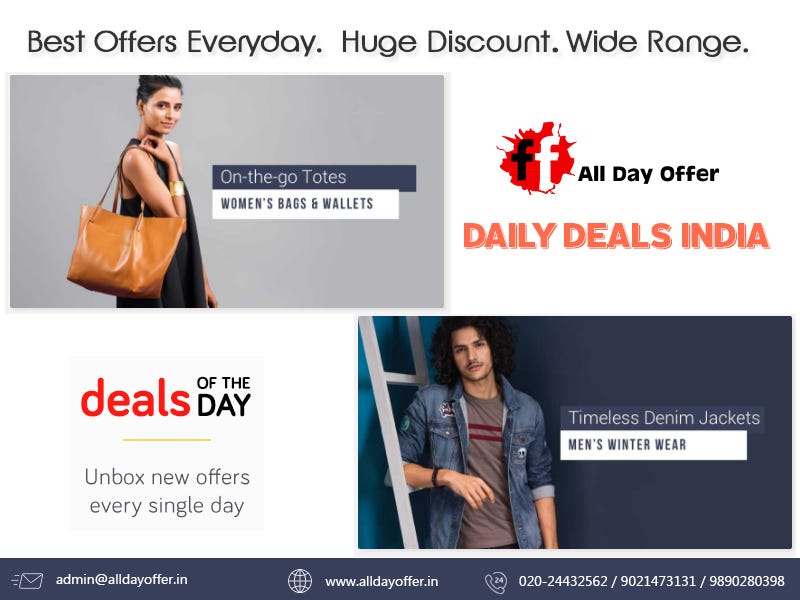 Best Online Shopping Deals and Discounts in India | by Alldayoffer In ...