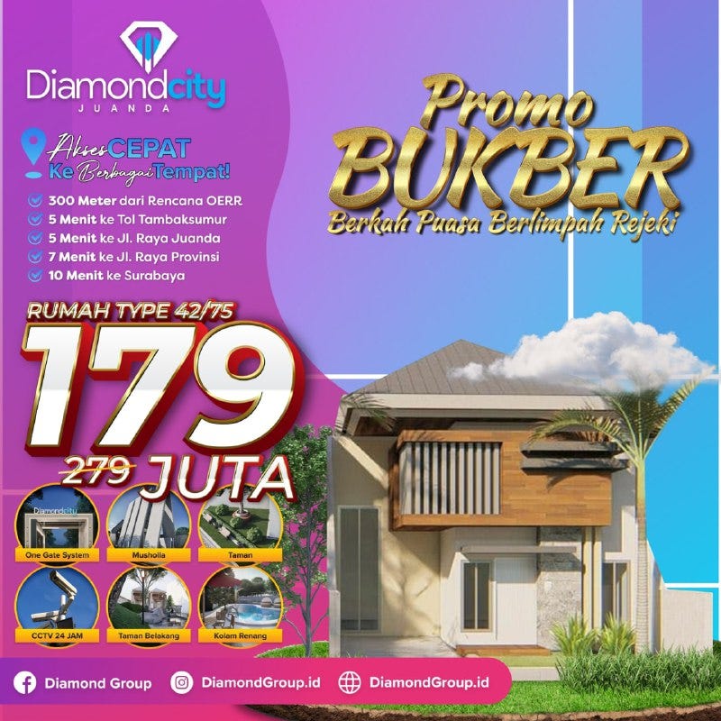Promo Bulan April Rumah Dekat Perkotaan Sidoarjo Hanya 200 Juta-an | by ...