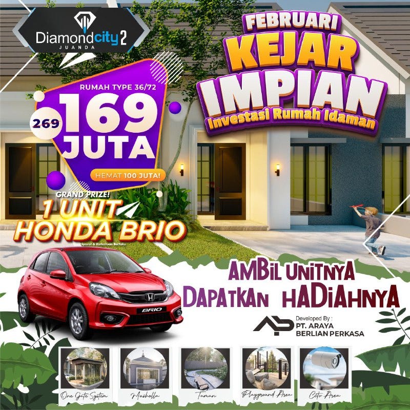 Perumahan di Damarsi Sidoarjo — NEW LAUNCHING! DIAMOND CITY JUANDA 2 ...