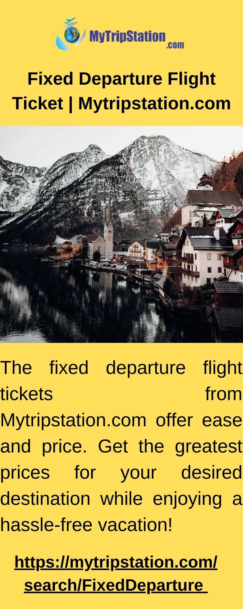 Fixed Departure Flight Ticket | Mytripstation.com - Mytripstation - Medium