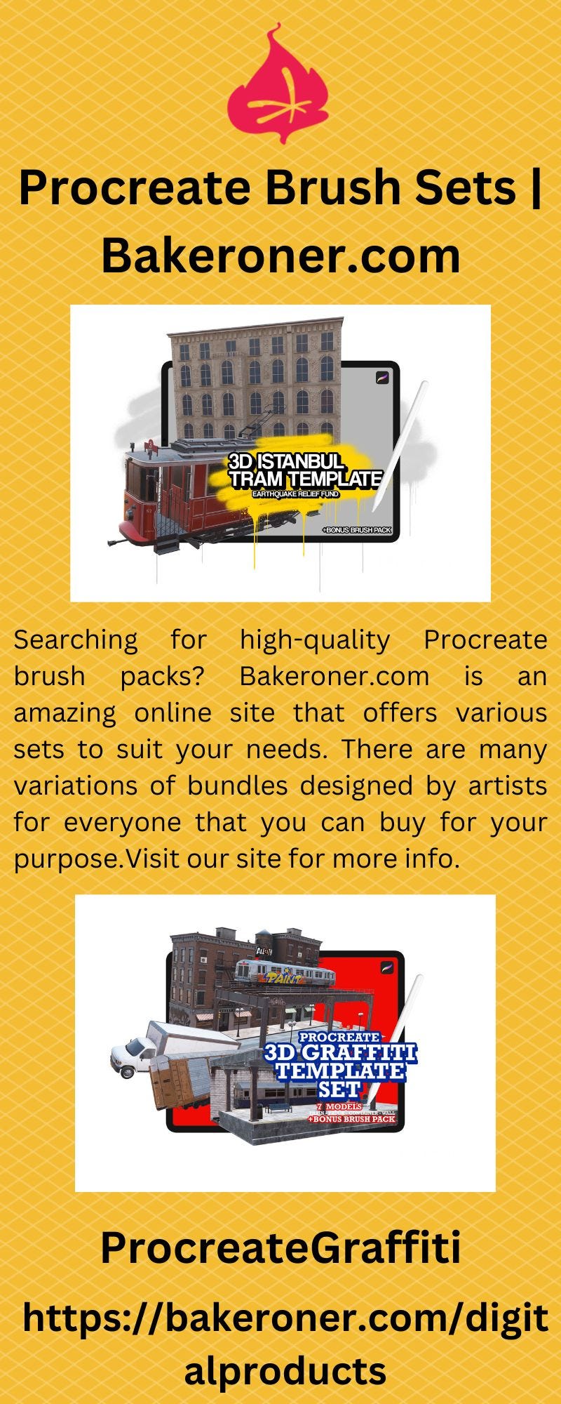 Procreate Brush Sets | Bakeroner.com - Procreate Graffiti - Medium