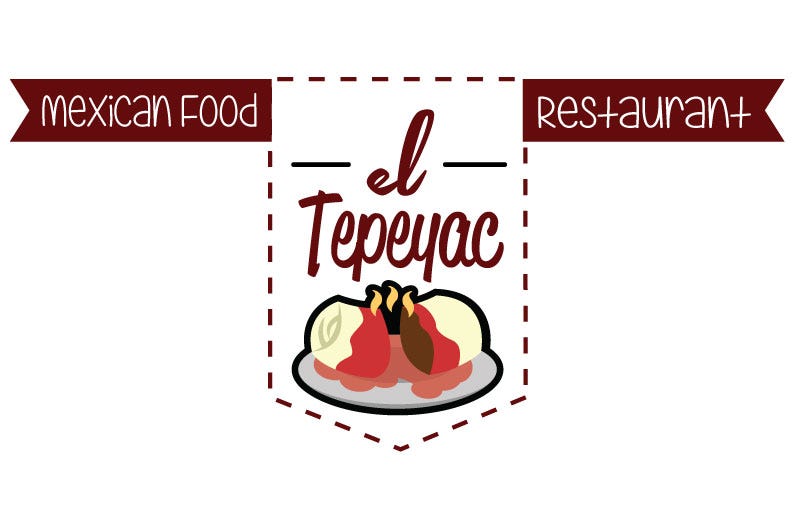 El Tepeyac Mexican Food Logo. Graphic Design - | by George Ruiz ...