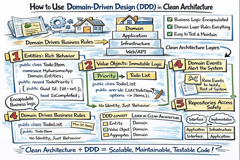 How To Use Domain-Driven Design In Clean Architecture | by Adam | Dec ...