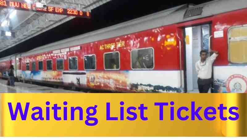 Do waiting list tickets from the IRCTC website become valid without ...
