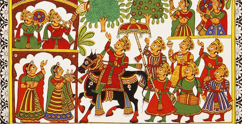 Song on a Scroll. The Rajasthani Art of Phad Paintings | by Kshitij ...