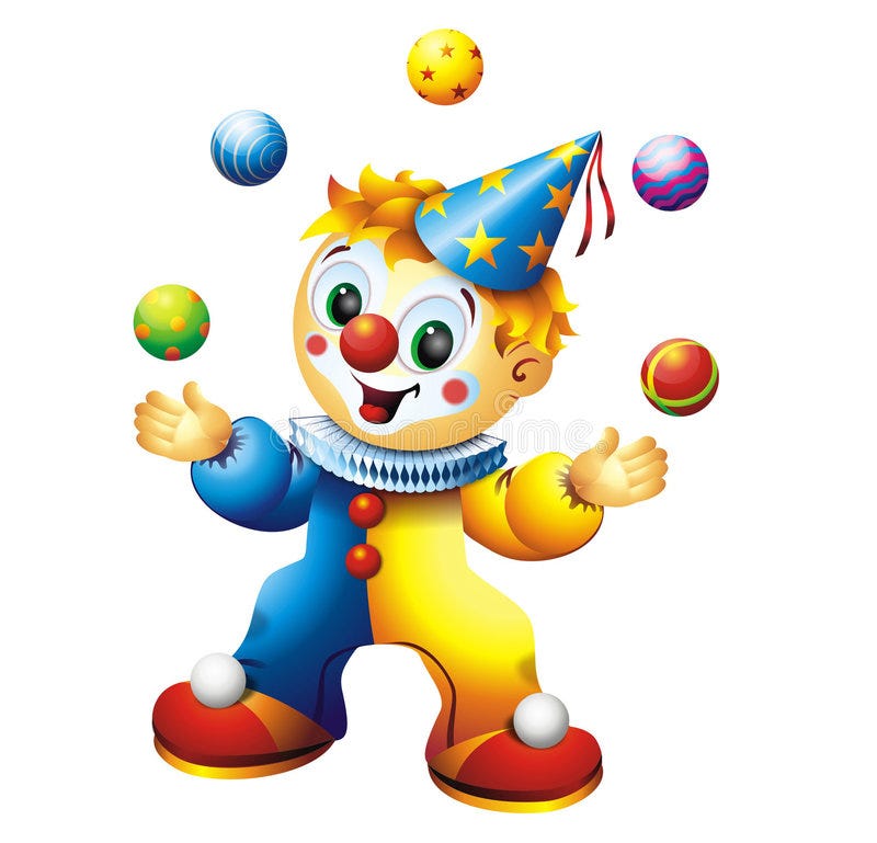 The Juggling Clown. Have you ever been to a circus? | by Rinkle Seth ...
