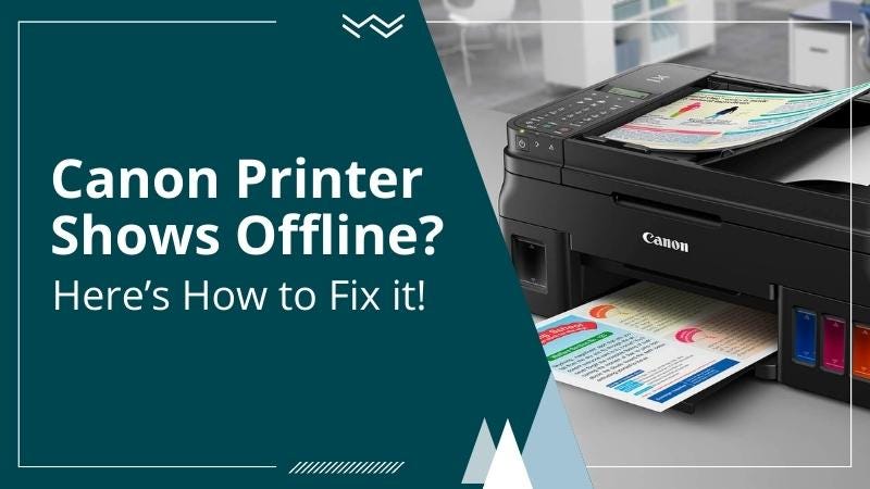Canon Printer Shows Offline? Here’s How to Fix it! - Printertales - Medium