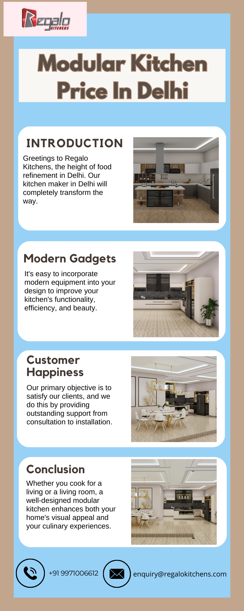 Modular Kitchen Price In Delhi | Regalo Kitchens - Regalo kitchens - Medium