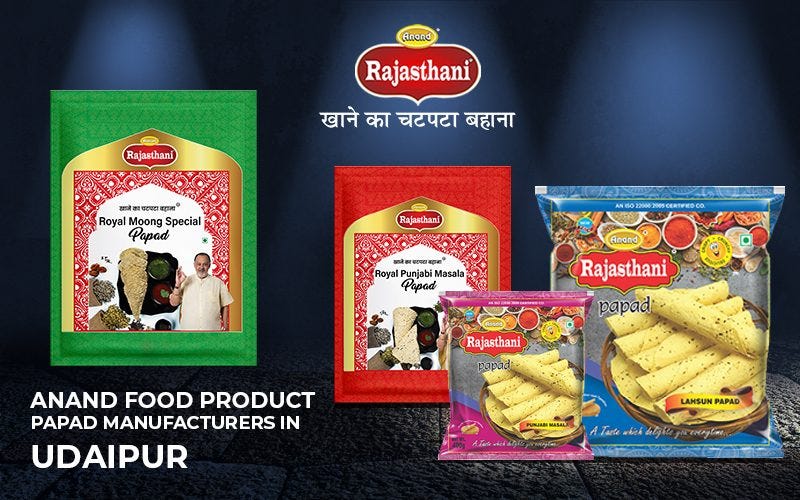 Best Papad Manufacturers in Udaipur, Rajasthan : Anand Food Product ...
