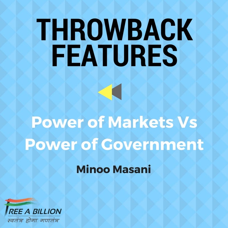 Power of Markets Vs Power of Government | by Free A Billion | Free A ...