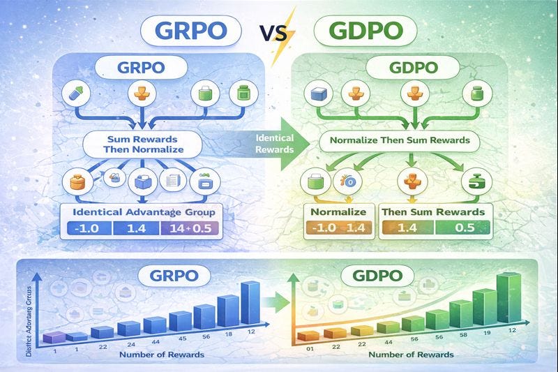 GRPO vs GDPO: Multi-Reward Policy Optimization in Reinforcement ...