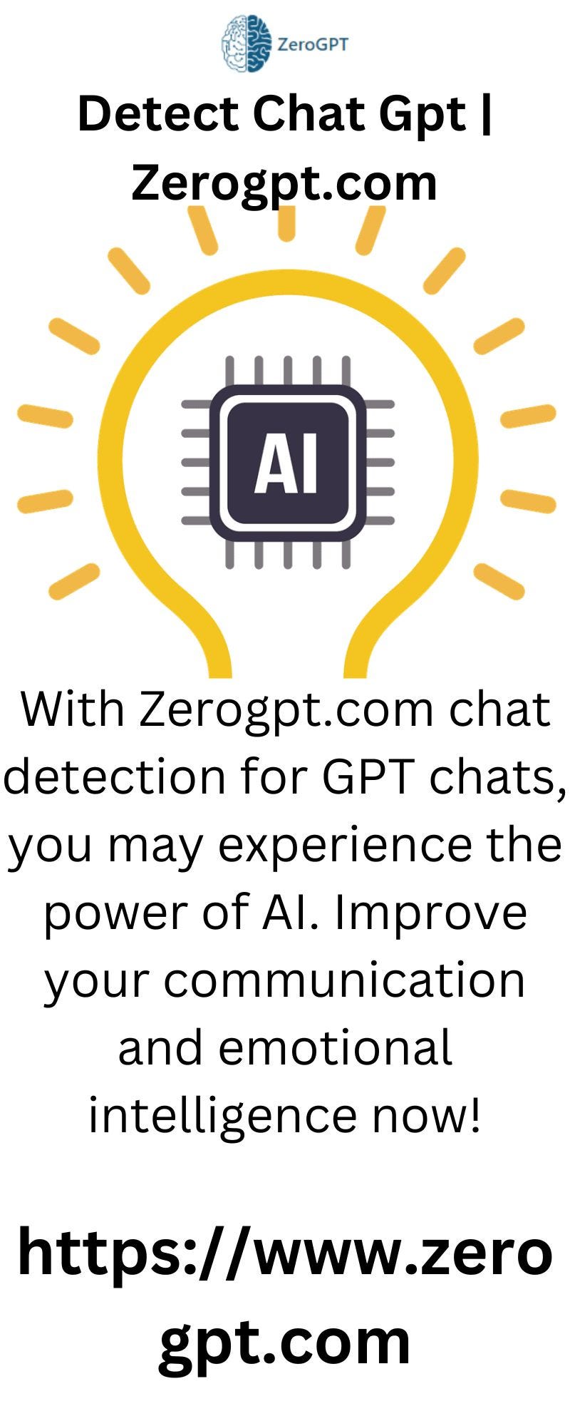 Detect Chat Gpt | Zerogpt.com - Zerozpt - Medium