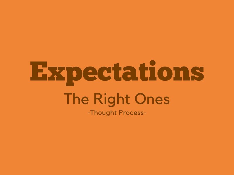 The Right Expectations | by Sreejith Ravi | Medium