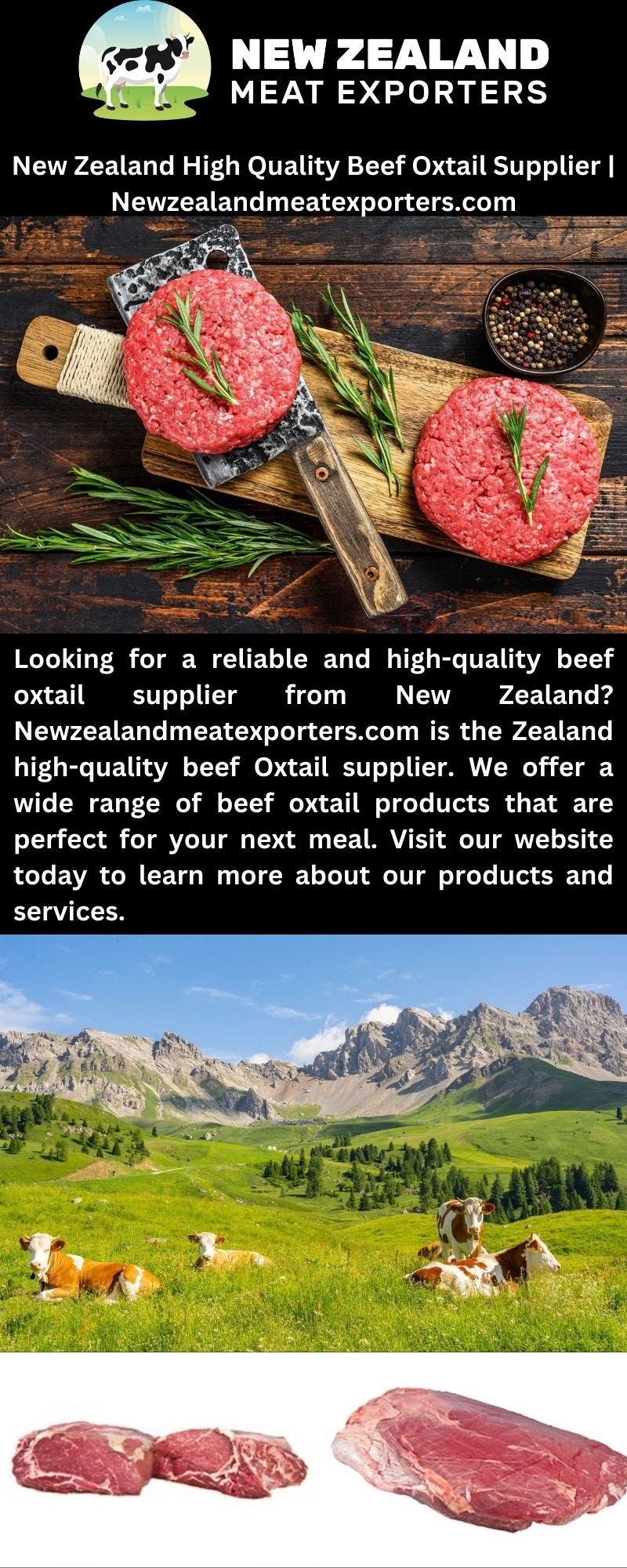 New Zealand High Quality Beef Oxtail Supplier | Newzealandmeatexporters ...