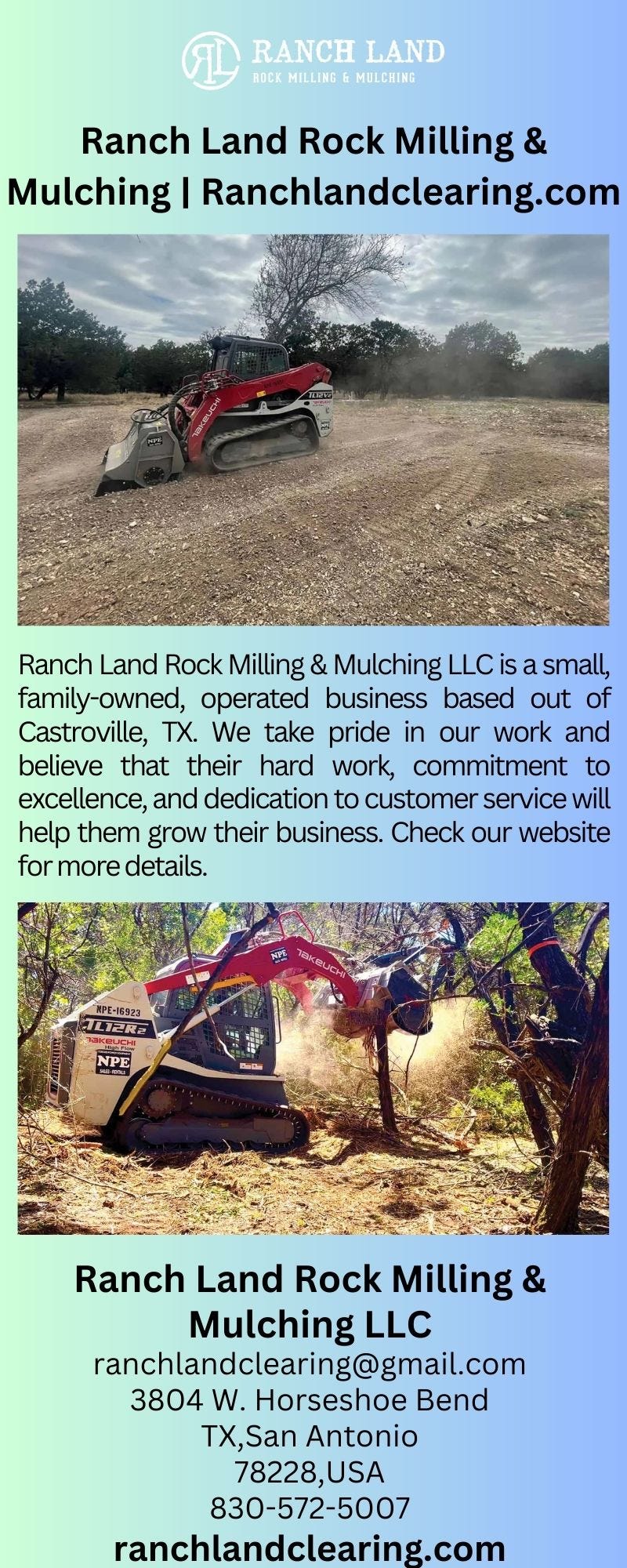 Ranch Land Rock Milling & Mulching | Ranchlandclearing.com - Ranch land ...