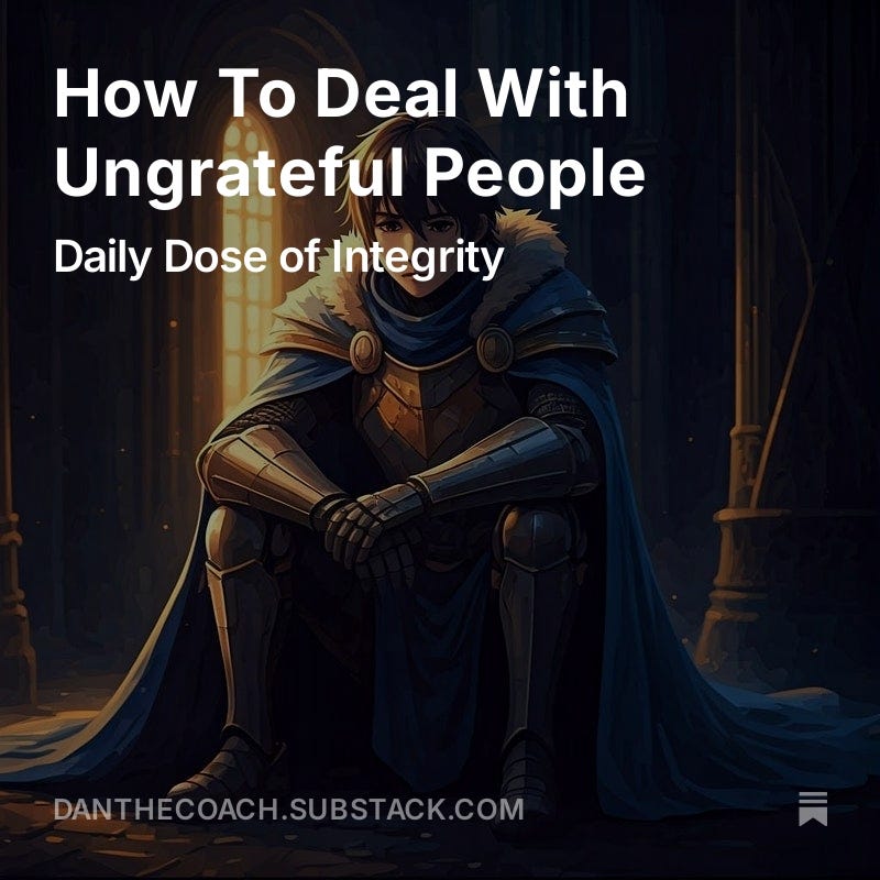 How To Deal With Ungrateful People | by Daniel Munro | Medium
