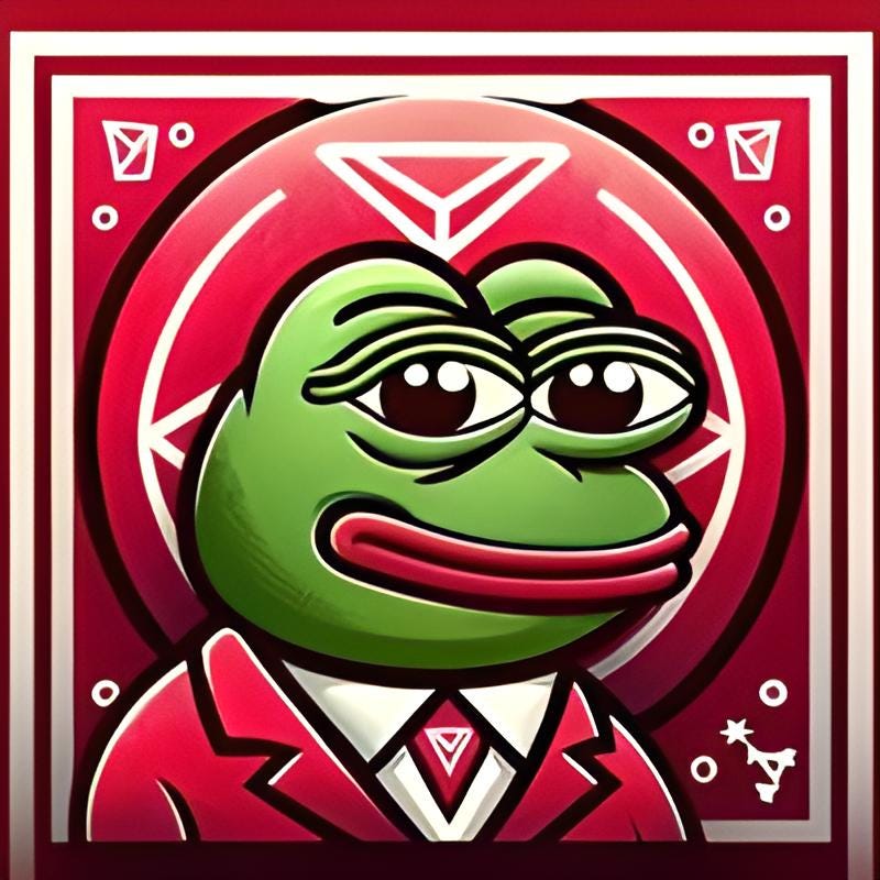 Official Logo for Listings #CMC - Trepe - first pepe on Tron - Medium