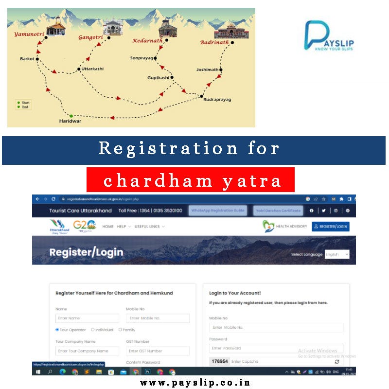 Registration for Chardham Yatra - Pay Slip - Medium