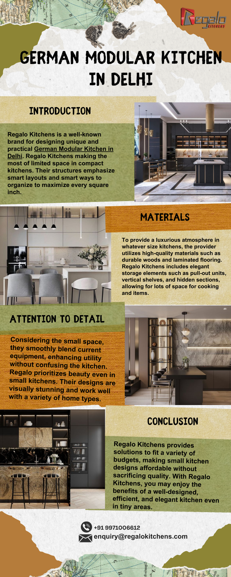 German Modular Kitchen in Delhi - Kitchen Design - Medium