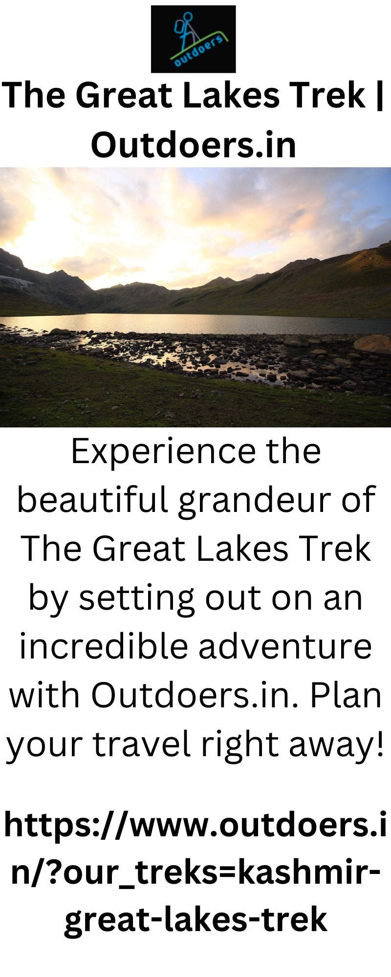 The Great Lakes Trek | Outdoers.in - Outdoors adventure Travels llp ...