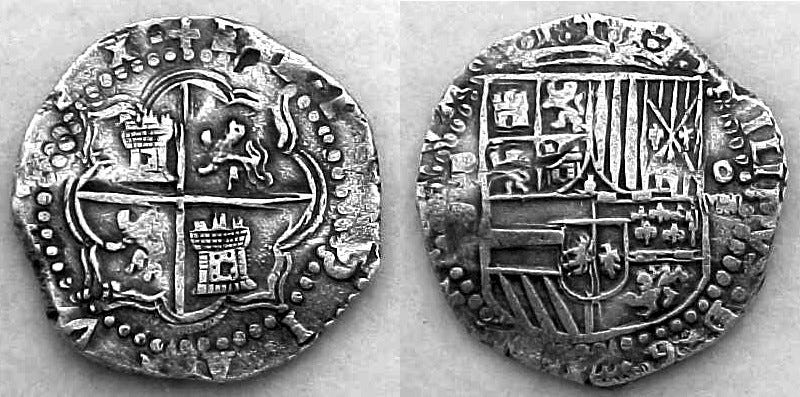 Old Spanish Silver Coins