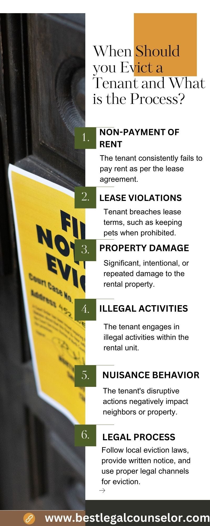When Should You Evict a Tenant and What is the Process? - Best Legal ...