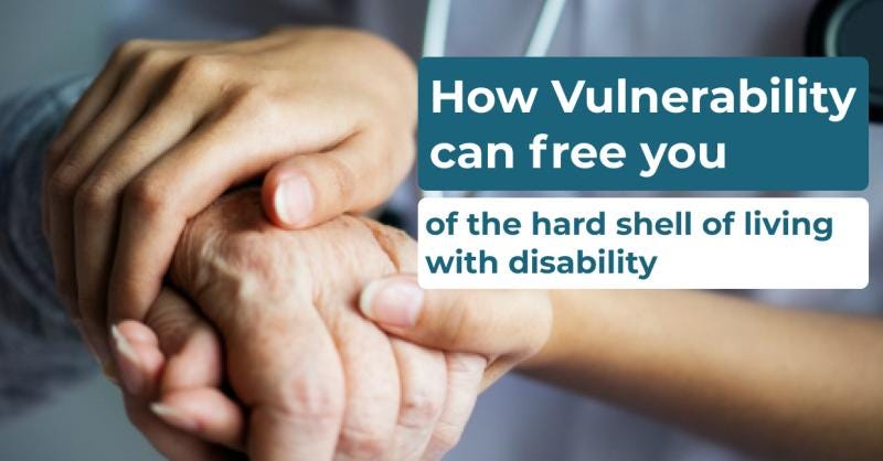 How vulnerability can free you of the hard shell of living with ...