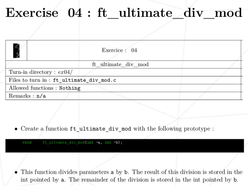 Ecole 42 的自我挑戰 — day03 — ex04（C）. tl;dr: | by Tsungyu Yu | Medium
