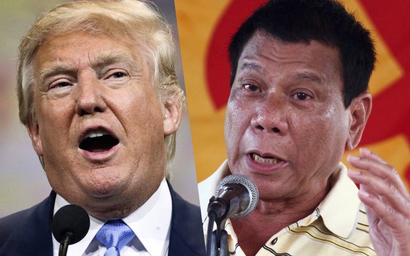 Trump Phones Duterte of Philippines For Tips On “Eliminating” Political ...