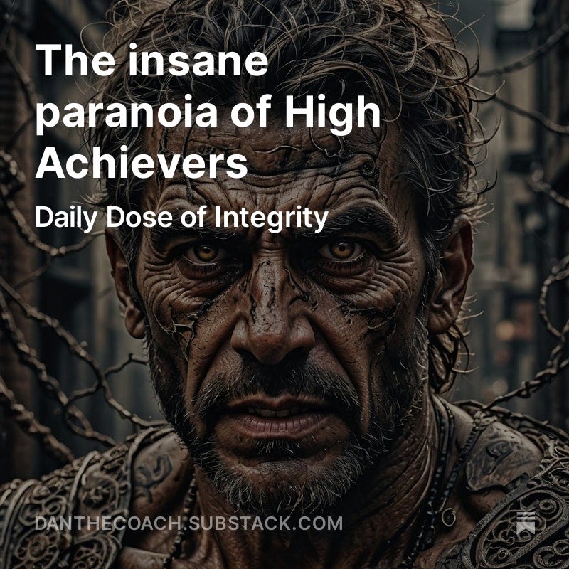 The insane paranoia of High Achievers | by Daniel Munro | May, 2024 ...