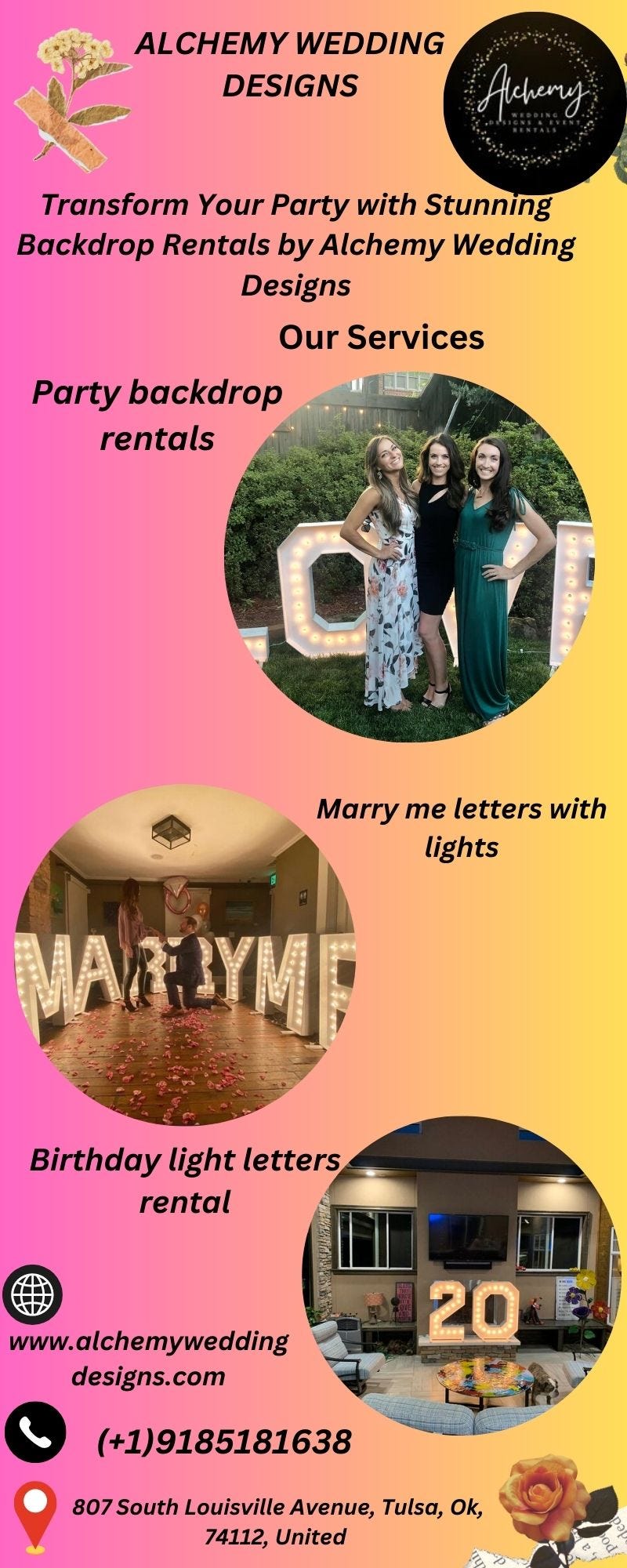 Create an enchanting ambiance for your party with Alchemy Wedding ...