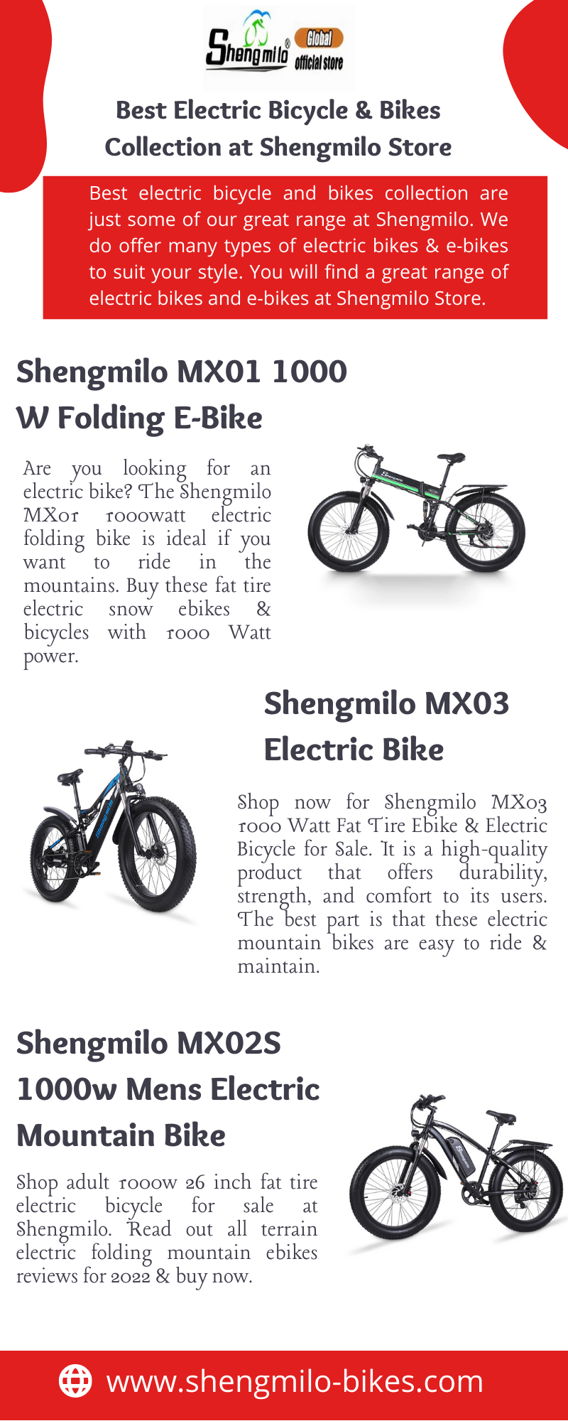 Shengmilo MX01 1000 W Folding E-Bike - Foshan Jinmai Trading Co.Ltd ...