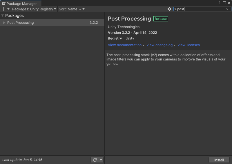 How to add custom Post Processing Profiles to Cinemachine Cameras | by Mario lopez | Medium