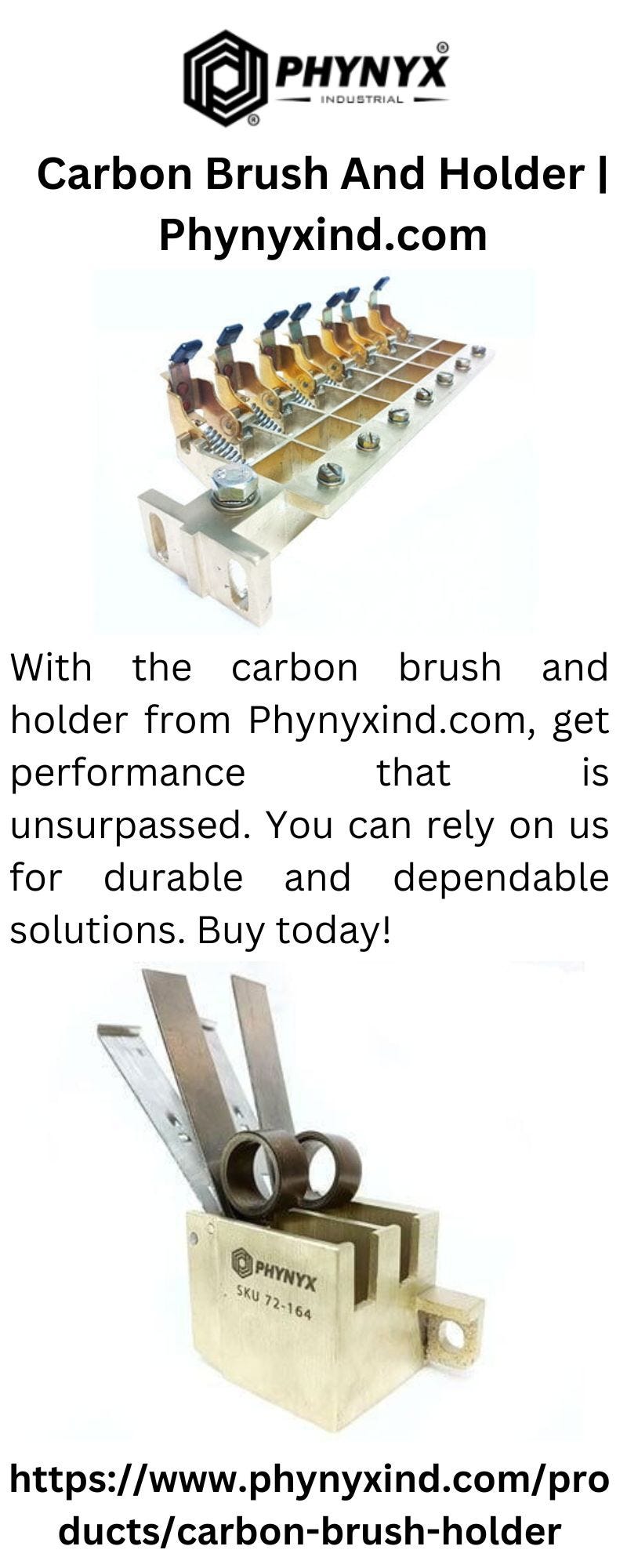 Carbon Brush And Holder | Phynyxind.com - Phynyx Industrial Products ...