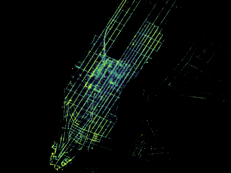 Heat Maps with Datashader. I’m a sucker for pretty lights and I… | by ...