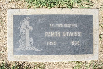 Ramon Novarro Grave