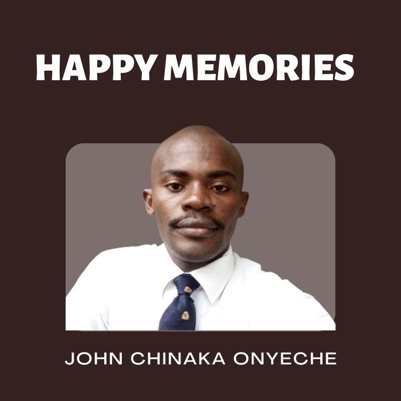 Contributor Showcase: Happy Memories Interview Series with John Chinaka Onyeche by The Stripes ...