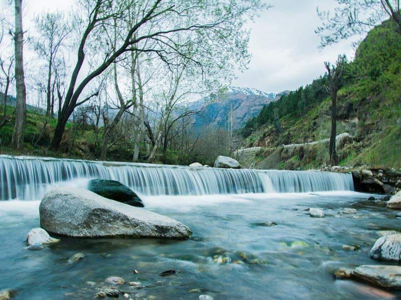I’m standing on a bridge overlooking a charismatic stream. The river ...