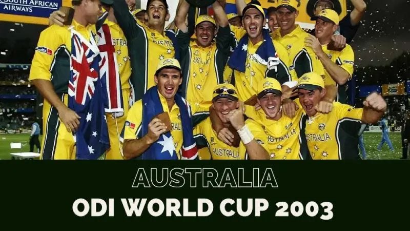 The Unforgettable Cricket World Cup 2003: Sport Omni-Adventure A ...